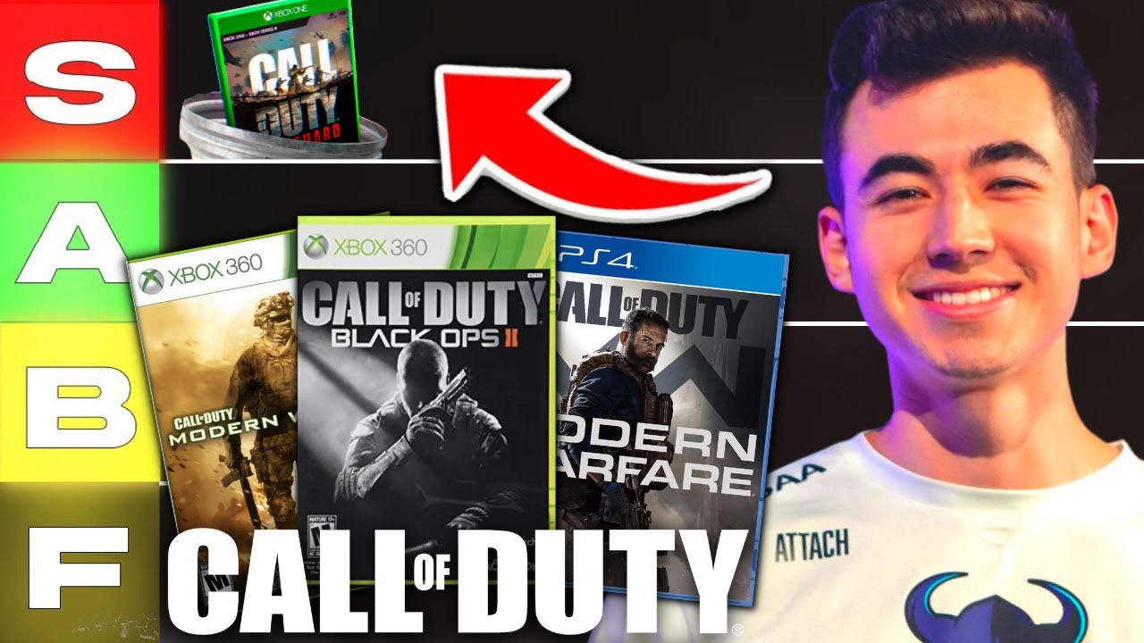 Attach Ranks Every Call of Duty Game (Competitive CoDs) - YouTube