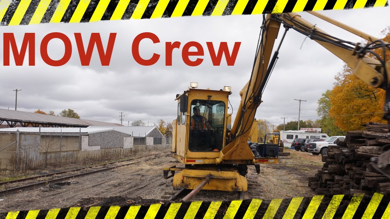 Railroad Maintenance Of Way Crew 10 29 2019 - YouTube