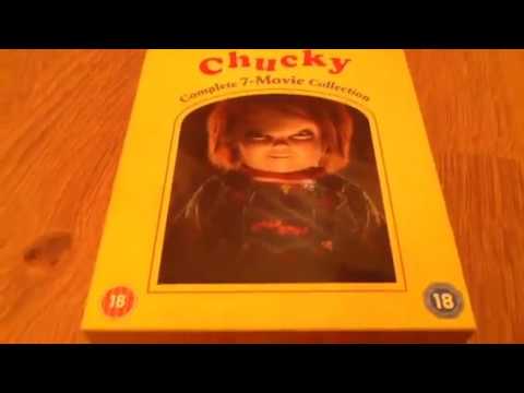 Unboxing Chucky complete 7 movie collection blu Ray