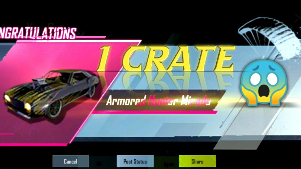 😱I Got Golden Mirado Skin | Pubg/Bgmi Mirado Car Skin | Got Luxury Car ...