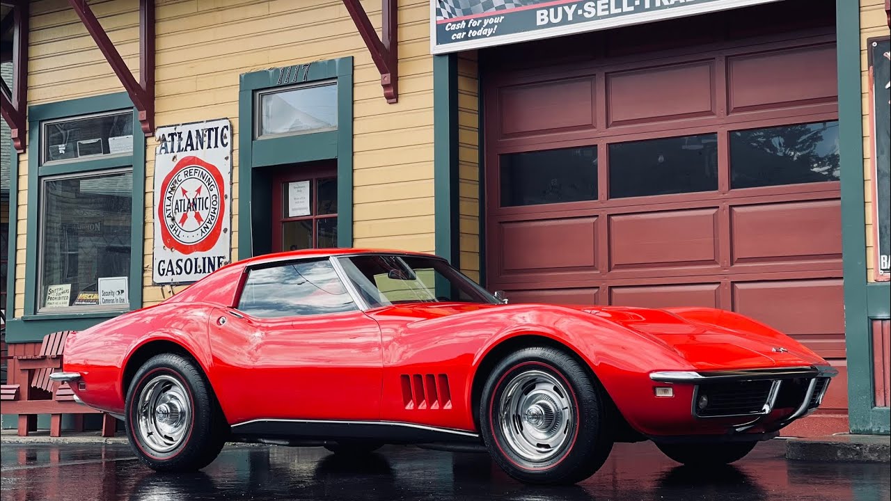 1968 Rally Red #’s Matching 427/390 HP Corvette - For Sale - YouTube