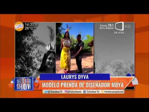 Critican a Laurys Dyva por pedir ser modelo de diseñador mbya.#TeleShow