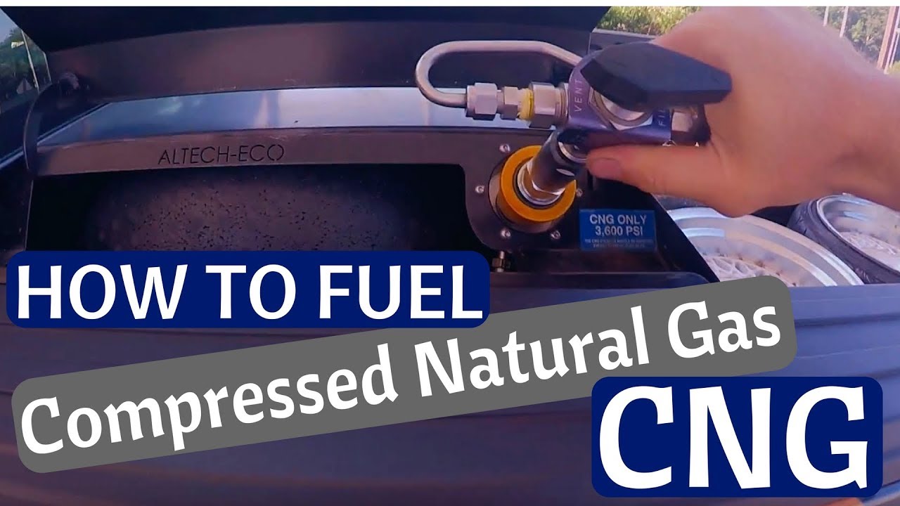 How To Fuel a Compressed Natural Gas Vehicle [ CNG ] - YouTube