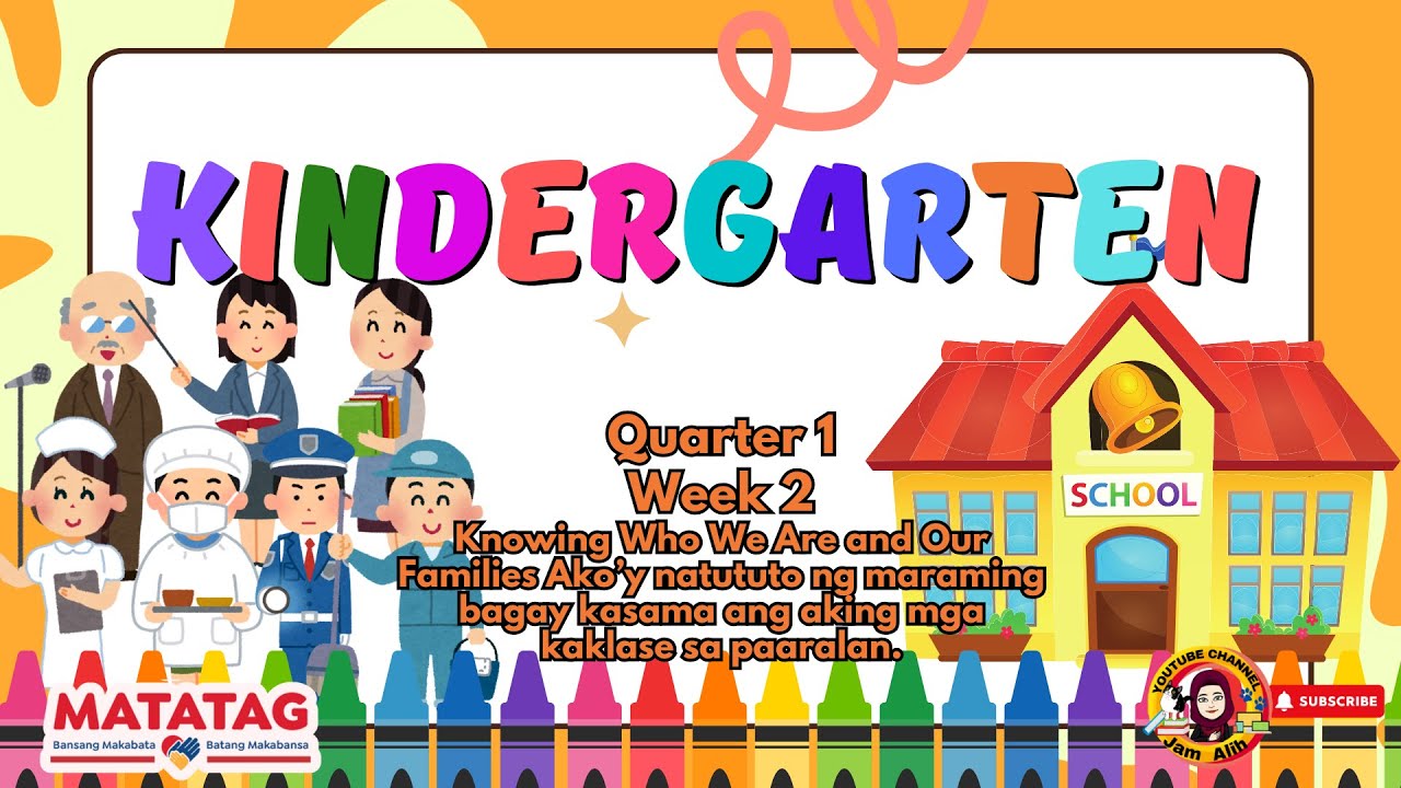 KINDER Quarter 1 Week 2 Day 1 MATATAG - YouTube