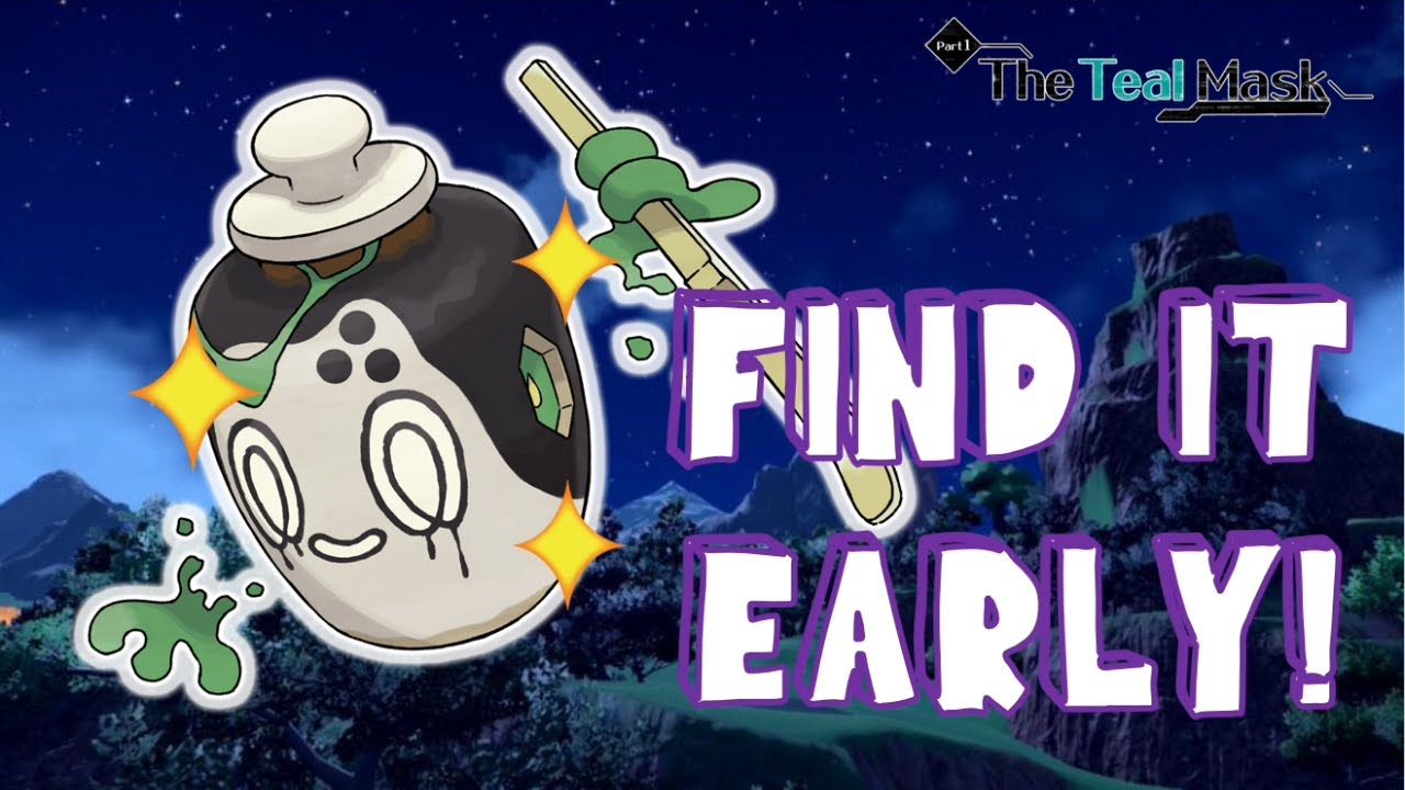 How I found shiny Poltchageist EARLY in The Teal Mask DLC - YouTube
