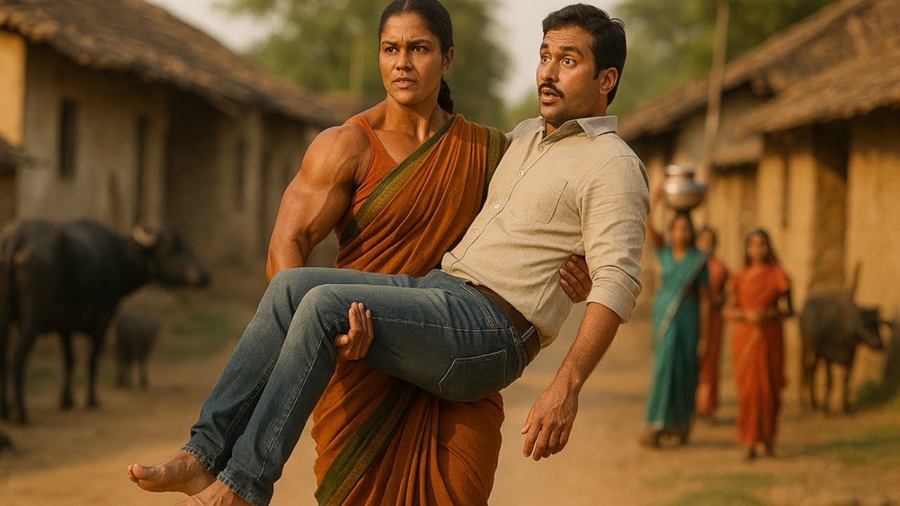 VILLAGER WOMAN EASILY LIFT CARRY MAN 2025 - YouTube