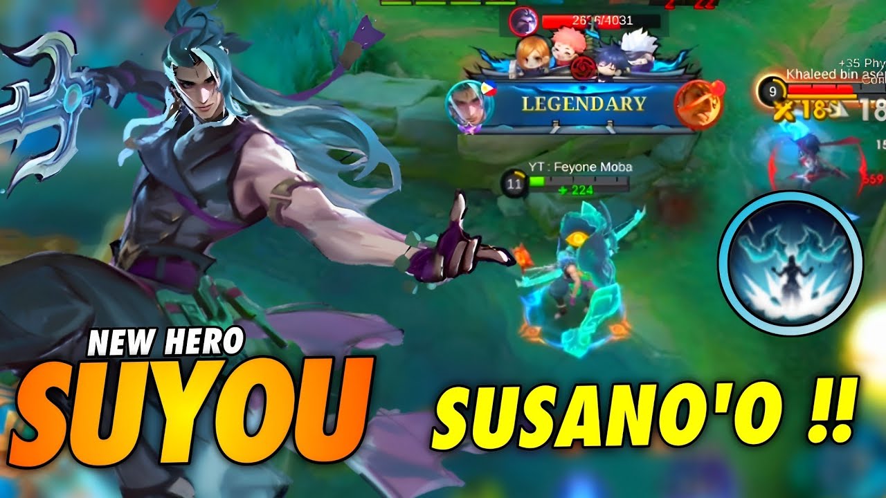 Susano'o !! New Hero Suyou Gameplay - Advance Server - MLBB - YouTube