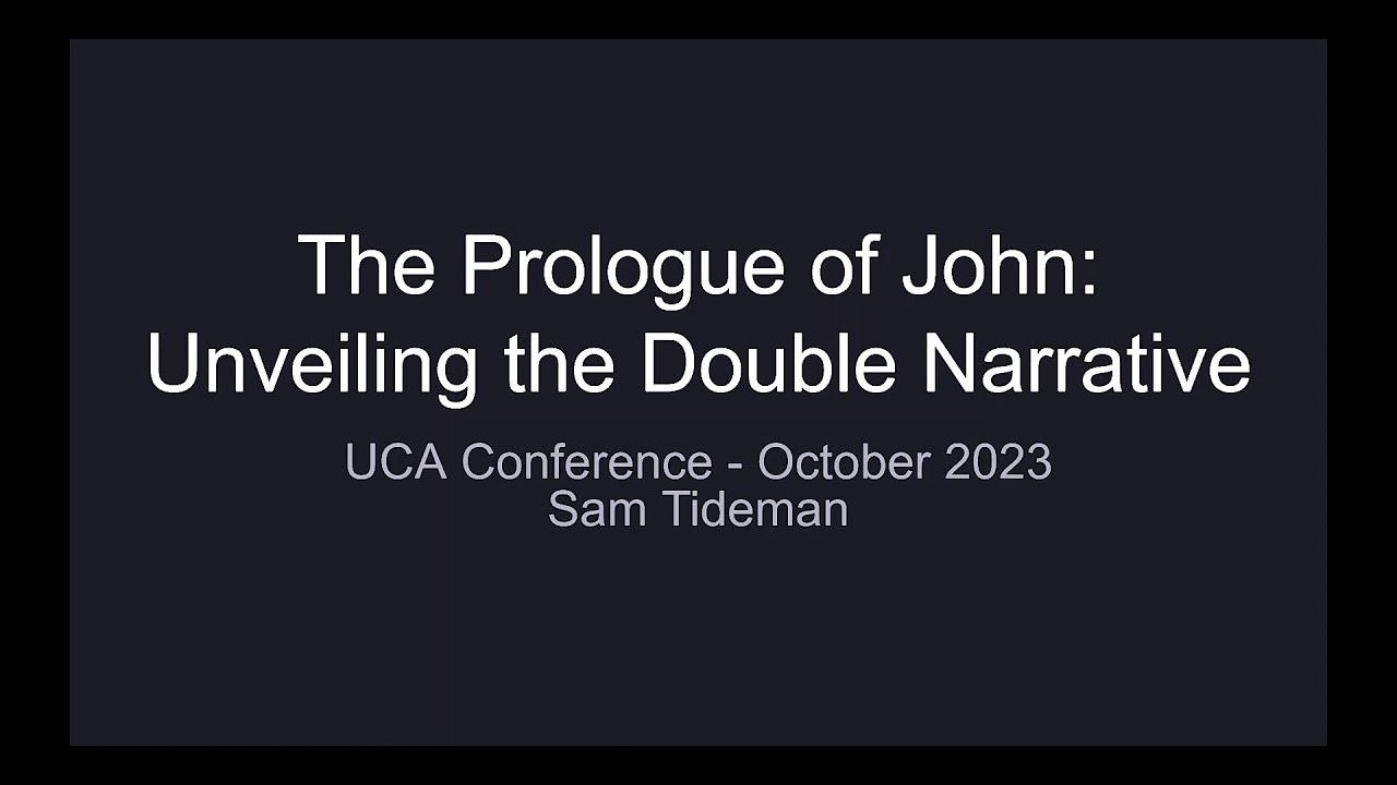 Sam Tideman - Unveiling the Double Narrative in the Prologue of the ...