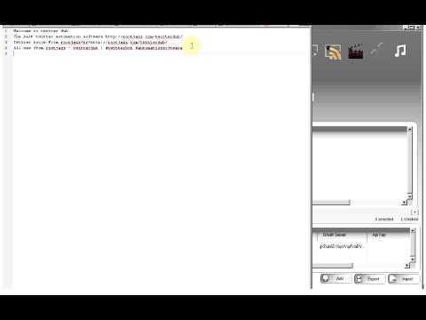 post tweets twitterdub tutorial - YouTube