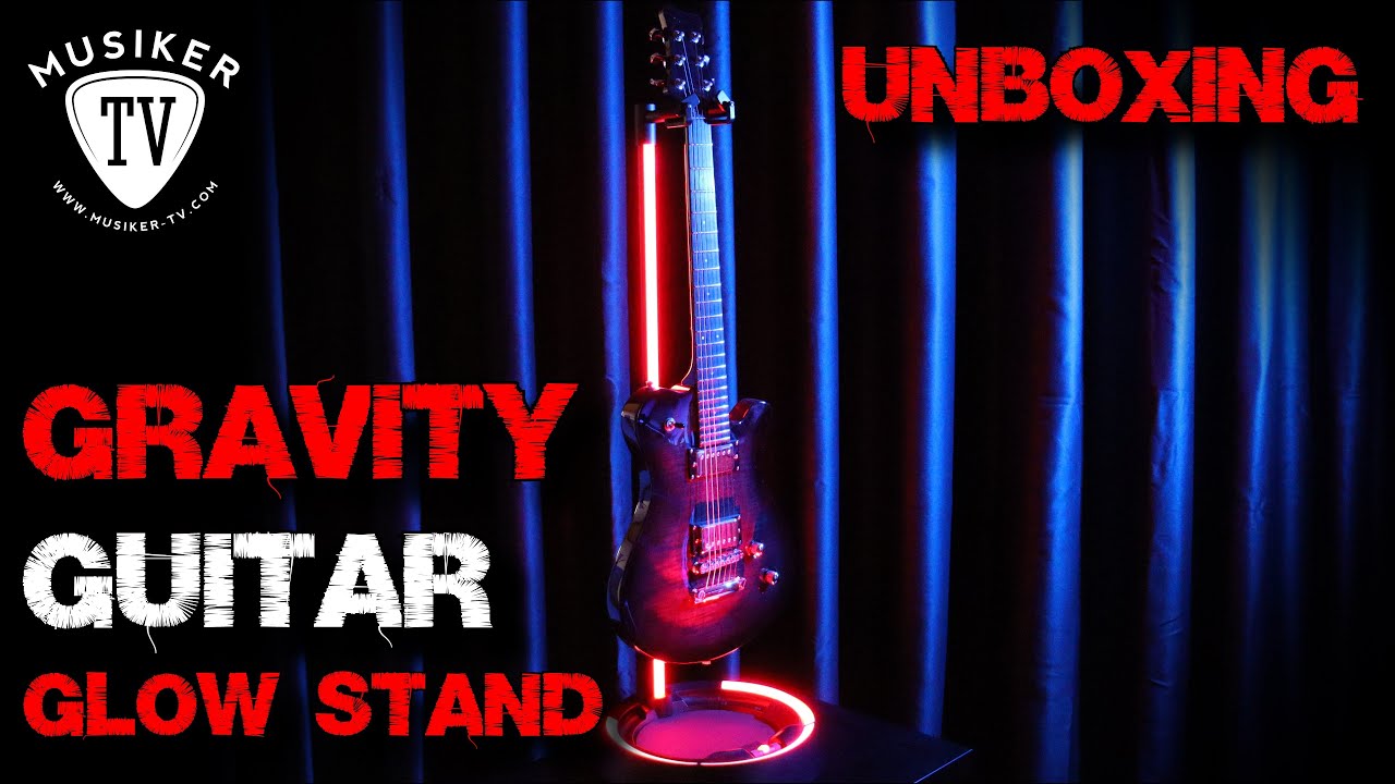 Gravity Guitar Glow Stand - Unboxing - YouTube
