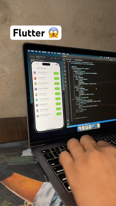 FLUTTER | Food Delivery App | Invited Friends Page Ui Design in Flutter - YouTube