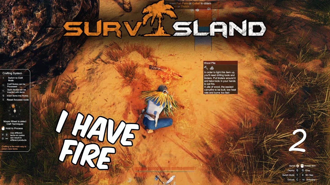 Survisland: I have created fire now - YouTube