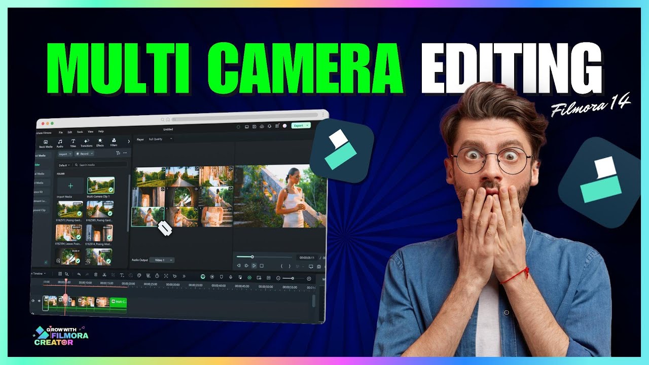 The Filmmaker's Path to MASTERING Multi Camera Editing | Filmora 14 | @wowanand - YouTube