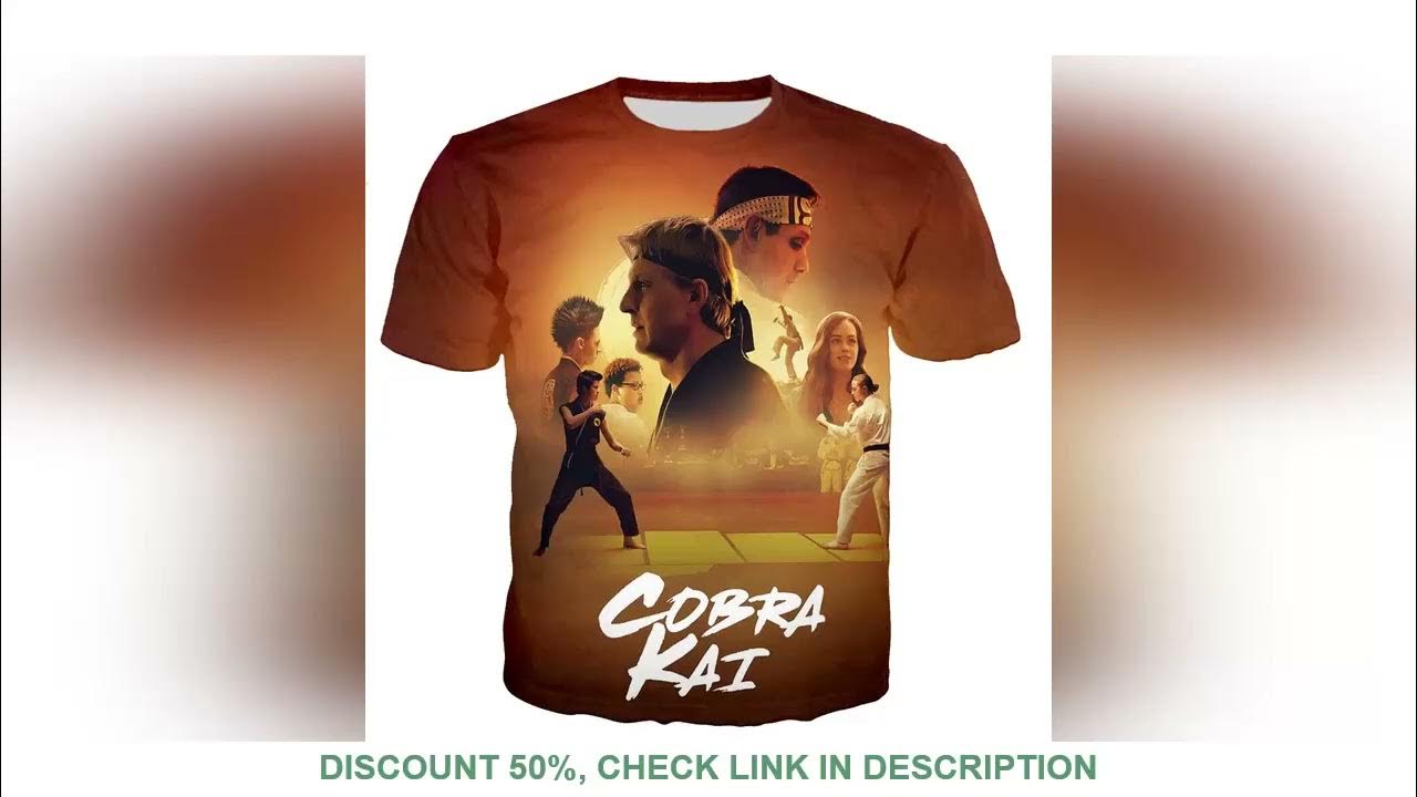 Cobra kai t shirt men/women 3D printed t-shirts casual Harajuku style tshirt streetwear tops ...