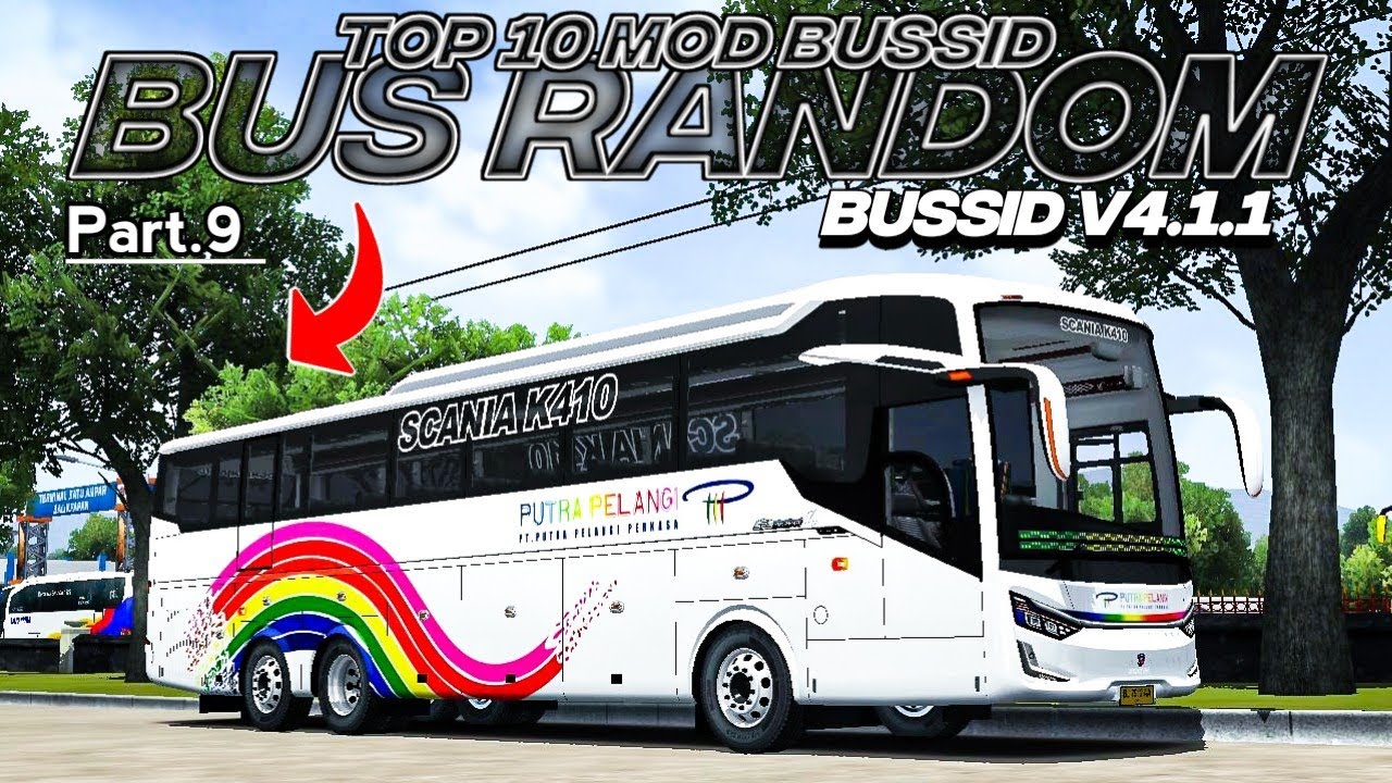 TOP 10 MOD BUS RANDOM Part.9 | MOD BUSSID V4.1.1 - YouTube