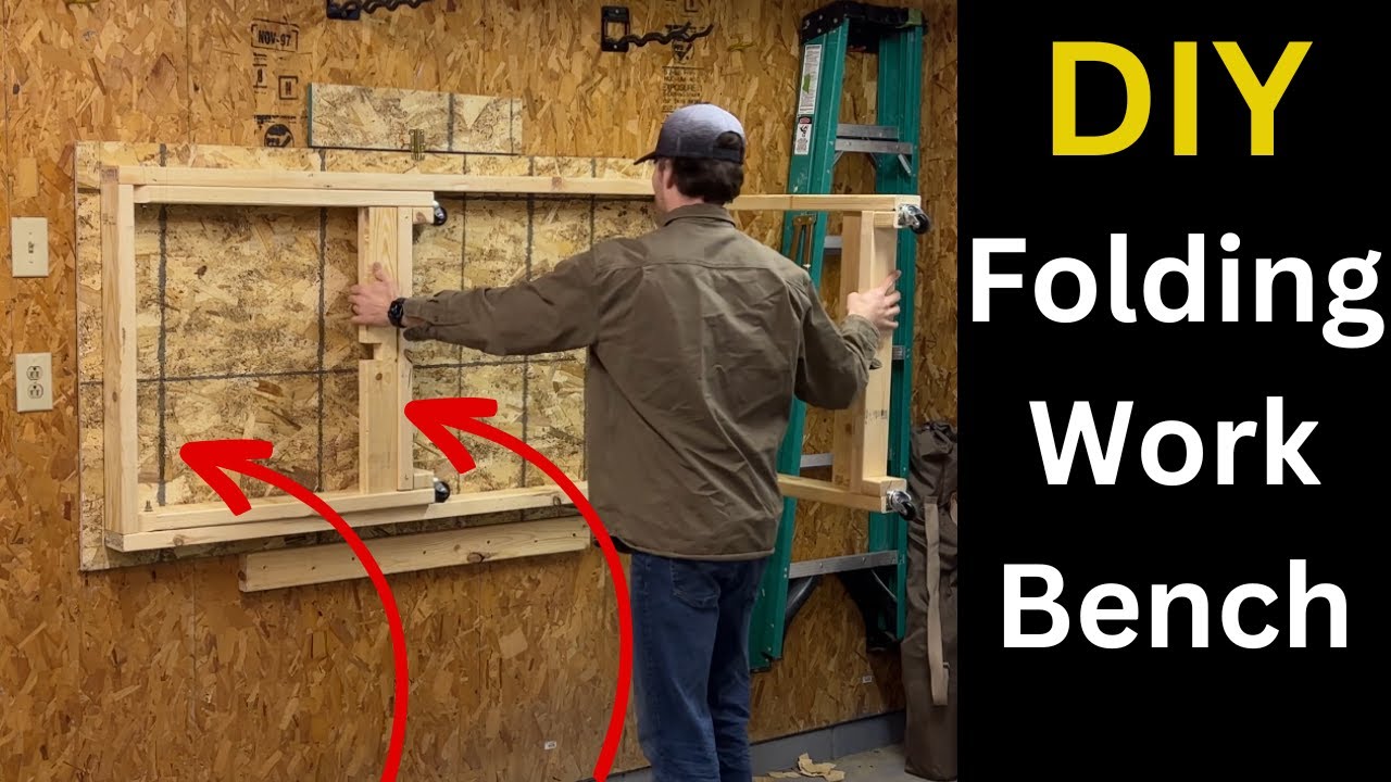 How to Build a Simple Folding workbench - YouTube