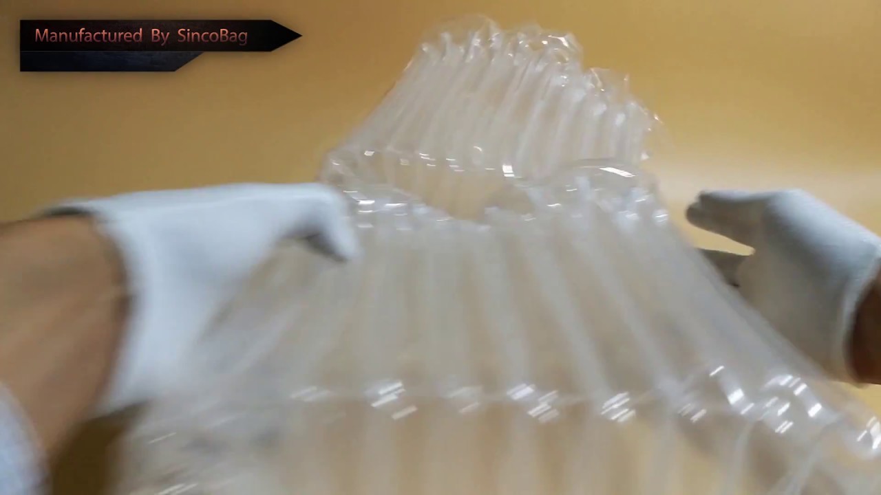 protective packaging bags / air tube packing - wholesale supplier - YouTube
