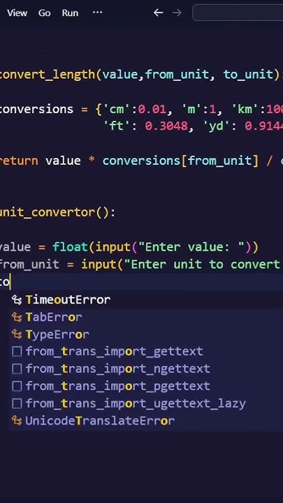 Unit Convertor App In 30sec Using Python Python For Beginners Python Programming Coding
