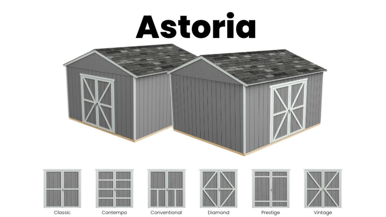 Handy Home Products Asoria Shed - YouTube