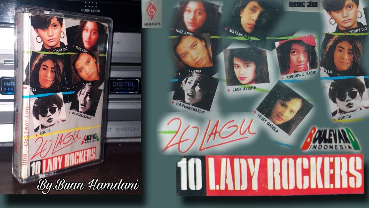 20 LAGU 10 LADY ROCKERS - YouTube