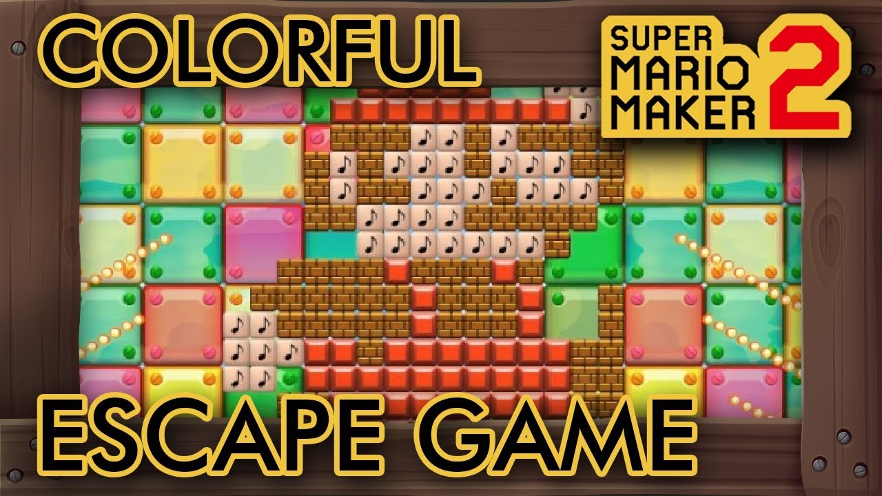 Super Mario Maker 2 - Colorful Escape Game - YouTube