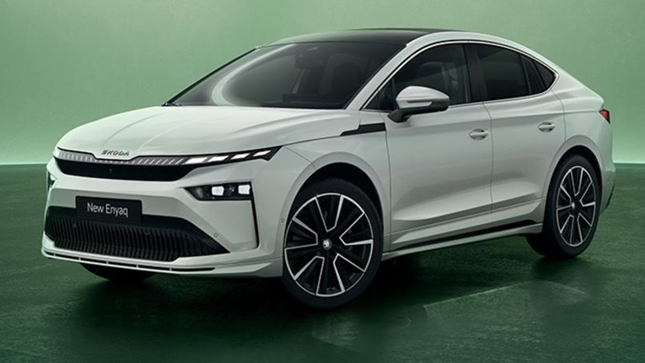 All New 2025 Skoda Enyaq Coupe 85 - Walkaround and Interior - YouTube