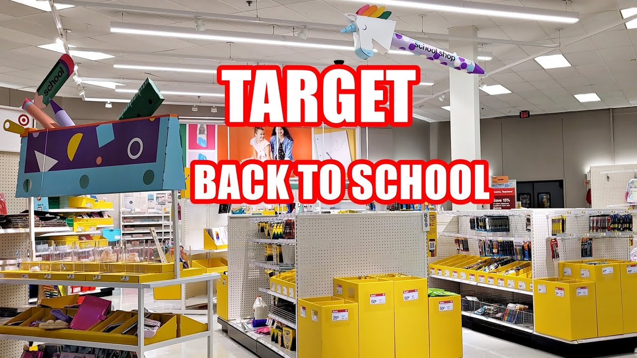 TARGET BACK TO SCHOOL 2021 SHOP WITH ME - YouTube