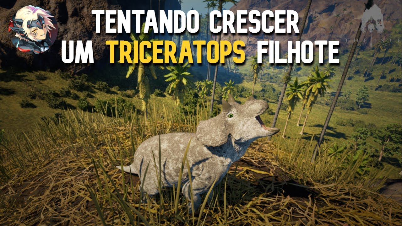 Vida de Triceratops Filhote - LUTANDO para SOBREVIVER desde o ...