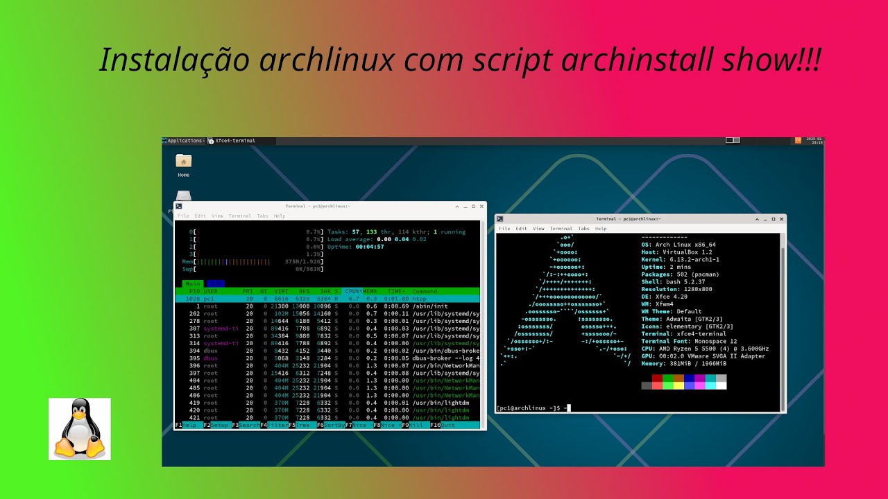 Instalando o Arch Linux com Archinstall Show!!! 🚀🐧 - YouTube