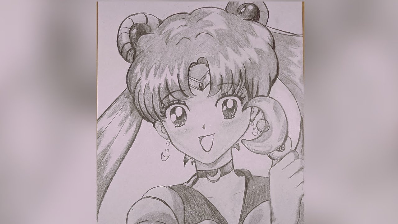 Darling's Art 🐱 How to draw Usagi ( Sailor Moon) Step by Step / Easy ...