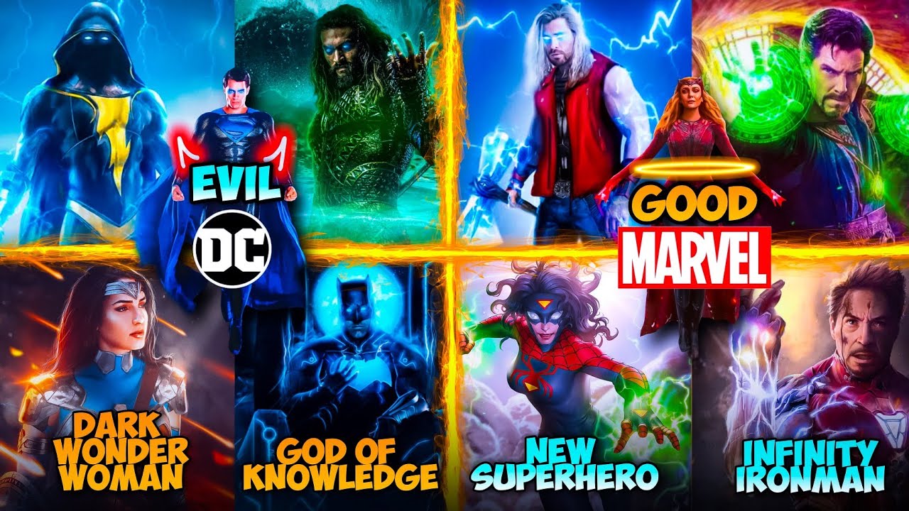 Evil Dc Vs Good Marvel / Superheroes Most Powerful Versions / Round 2 ...