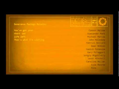 Portal 2: (End Credits Song) 'Want You Gone' by Jonathan Coulton - YouTube