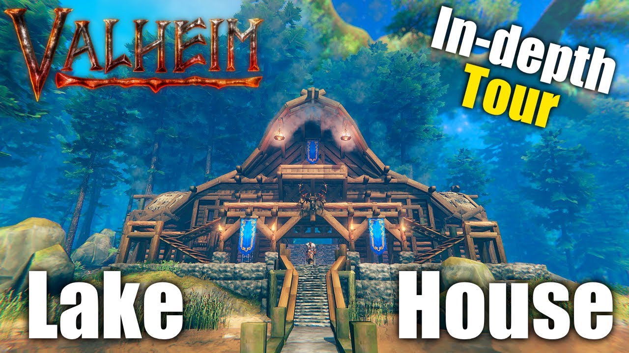 Valheim - Black Forest Lake House - In-Depth Tour - YouTube
