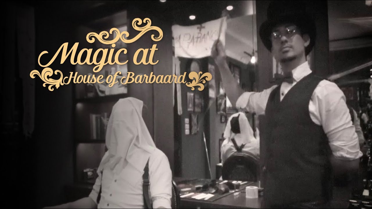 Want to see a magic trick? We make magic happen in our barbershop ...