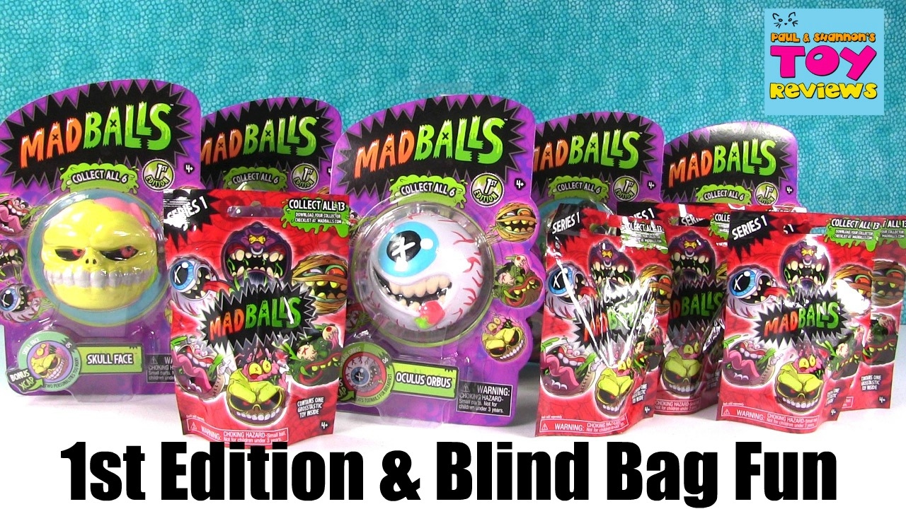 Madballs Series 1 Giant Collectible Figures Plus Blind Bag Opening ...