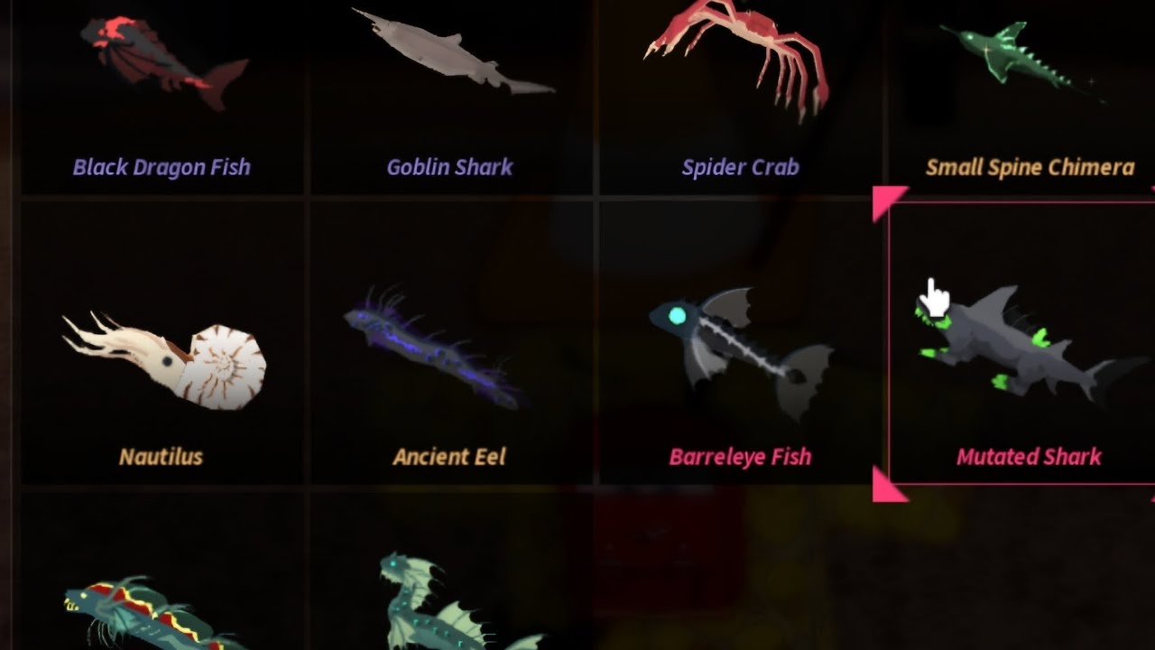 Me completing The Depths Bestiary (in Fisch) - YouTube