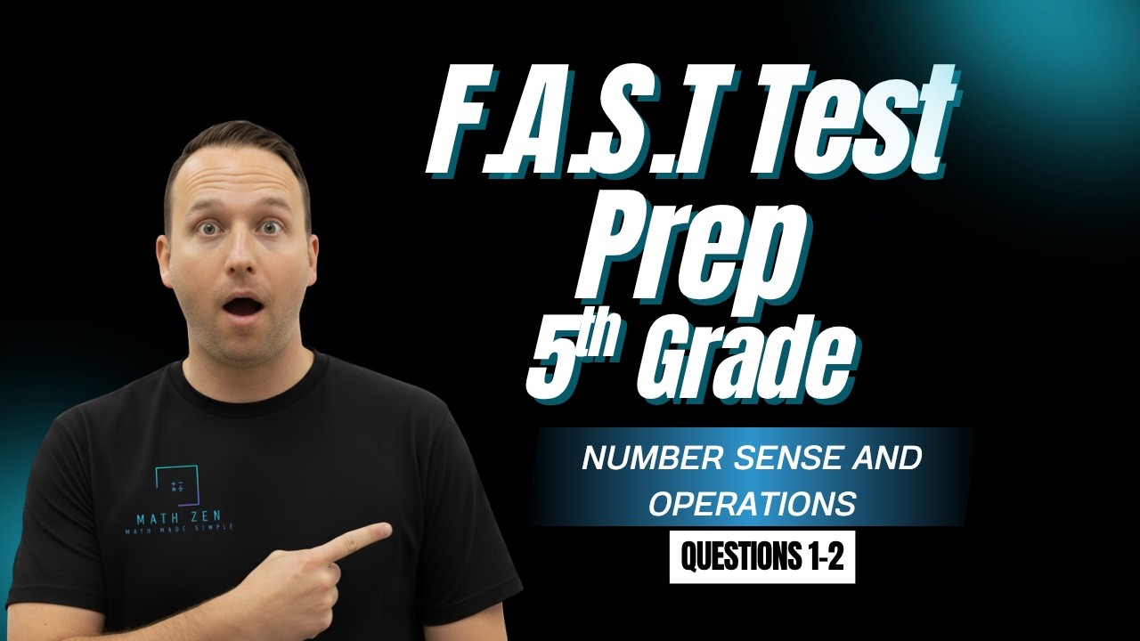 FAST Test Prep Quiz Questions | 5th Grade| Number Sense and Operations ...