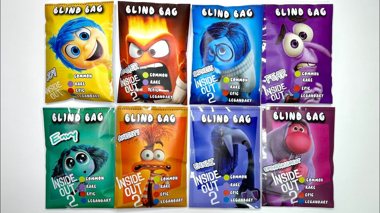 Paper Diy | INSIDE OUT 2 blind bags opening | ASMR | Paper sanrio - YouTube