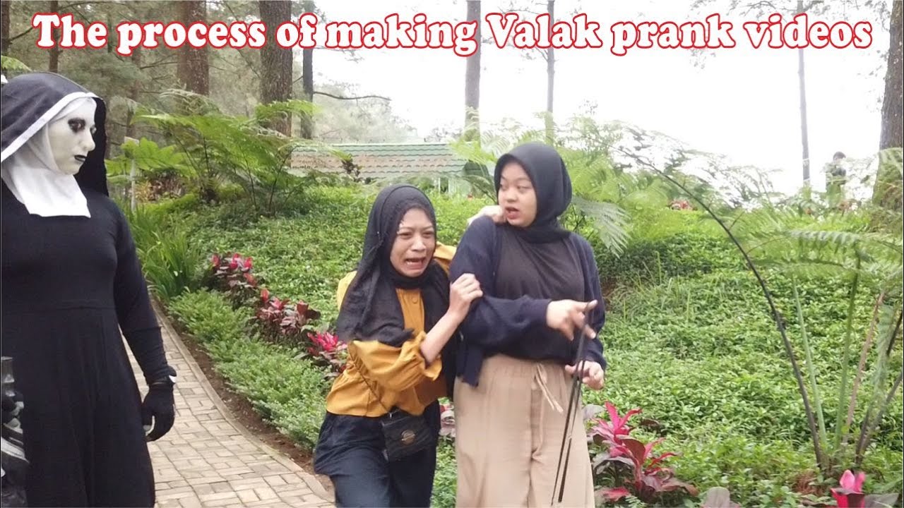 Proses pembuatan video the Nun prank - YouTube