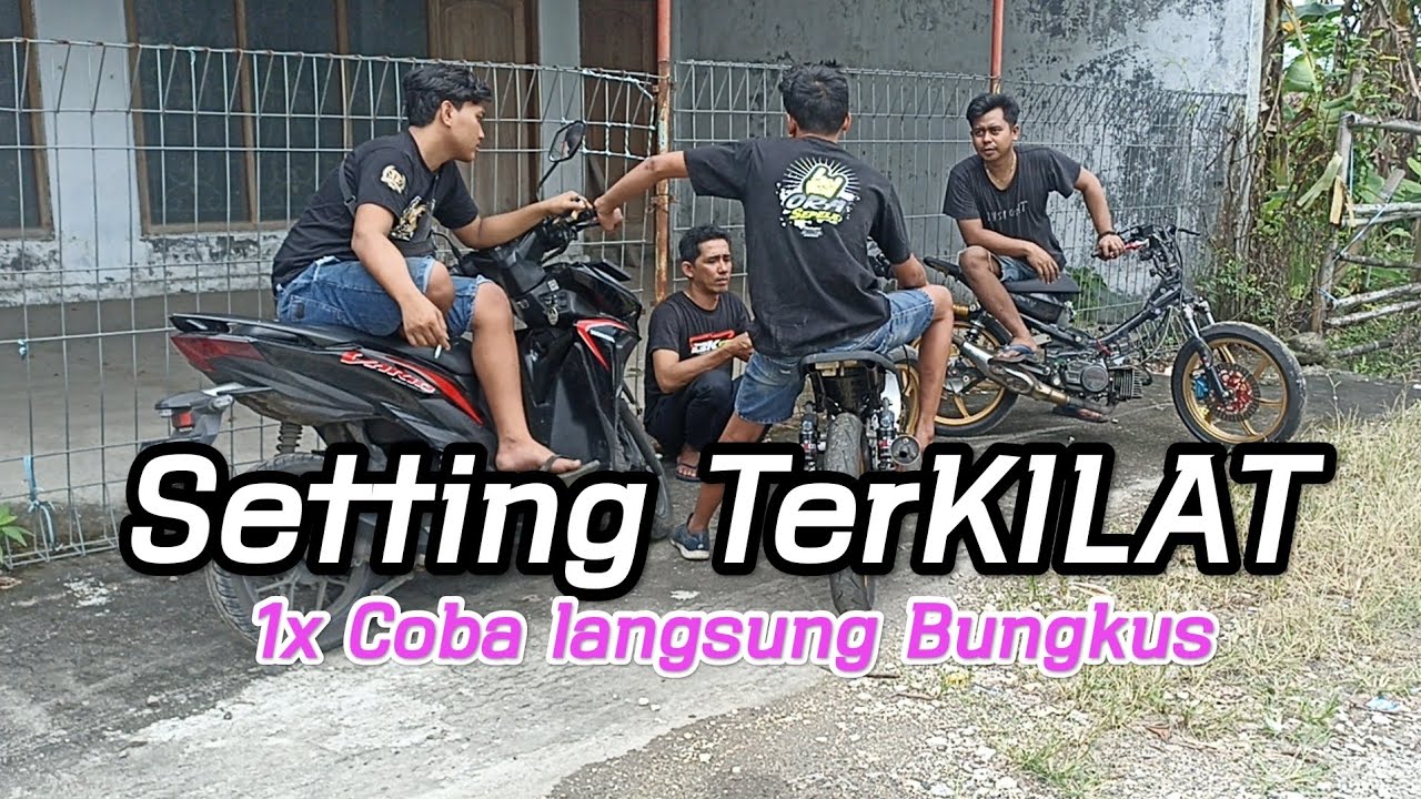 Rio Mocil Setting Motor paling CEPET..!! Semoga Bikin Bangga Juragan ...