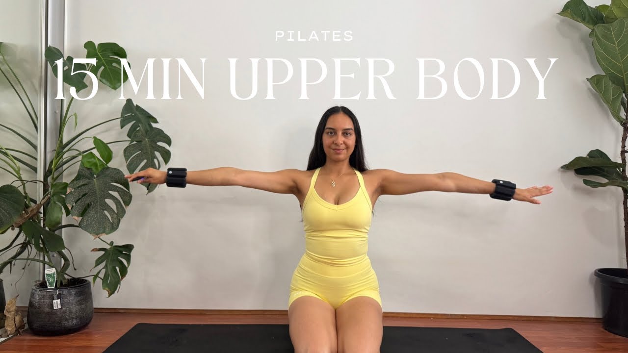 15 Minute Pilates Arm Workout | Lean & Strong Upper Body - YouTube