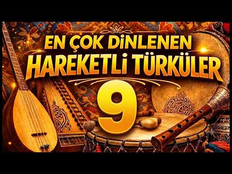 HAREKETLİ TÜRKÜLER - 9 & OYUN HAVALARI & Cover