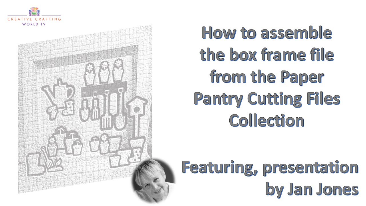 Assembling the Paper Pantry Cutting Files Box Frame - YouTube