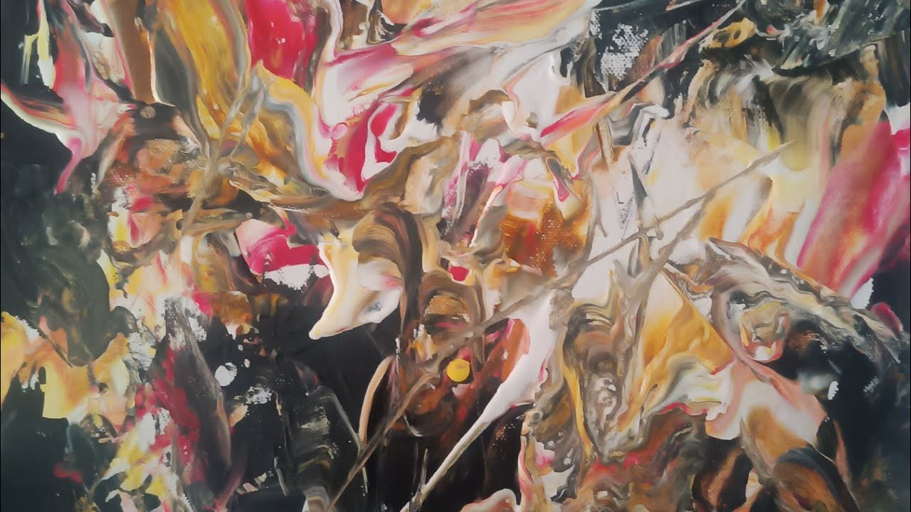 Creating Magic with Colors | Abstract Painting for Relaxation - YouTube