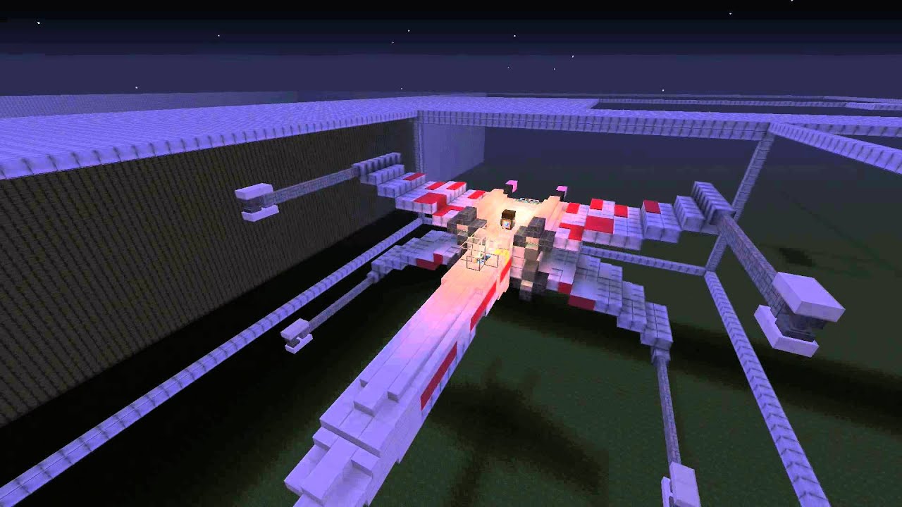 Minecraft Battle of Yavin Star Wars map TOUR - YouTube