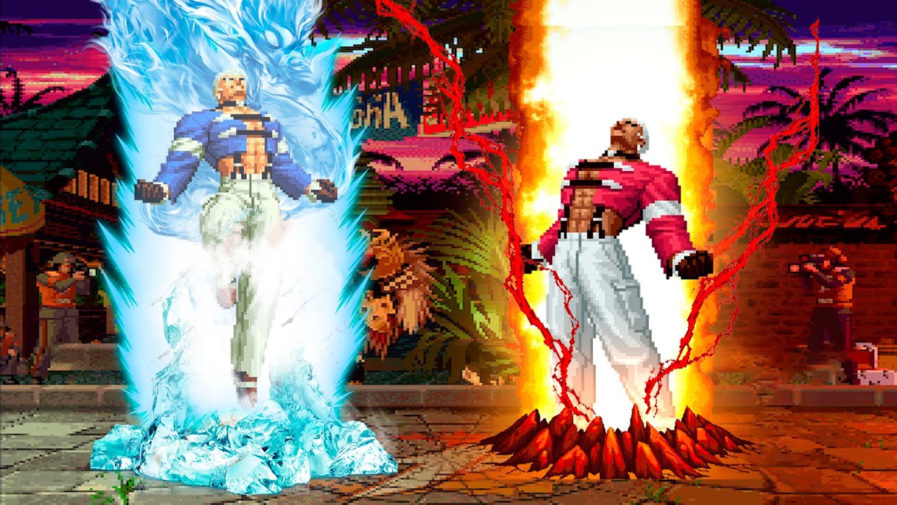 [KOF Mugen] Frozen Yashiro vs Fire Yashiro Team - YouTube