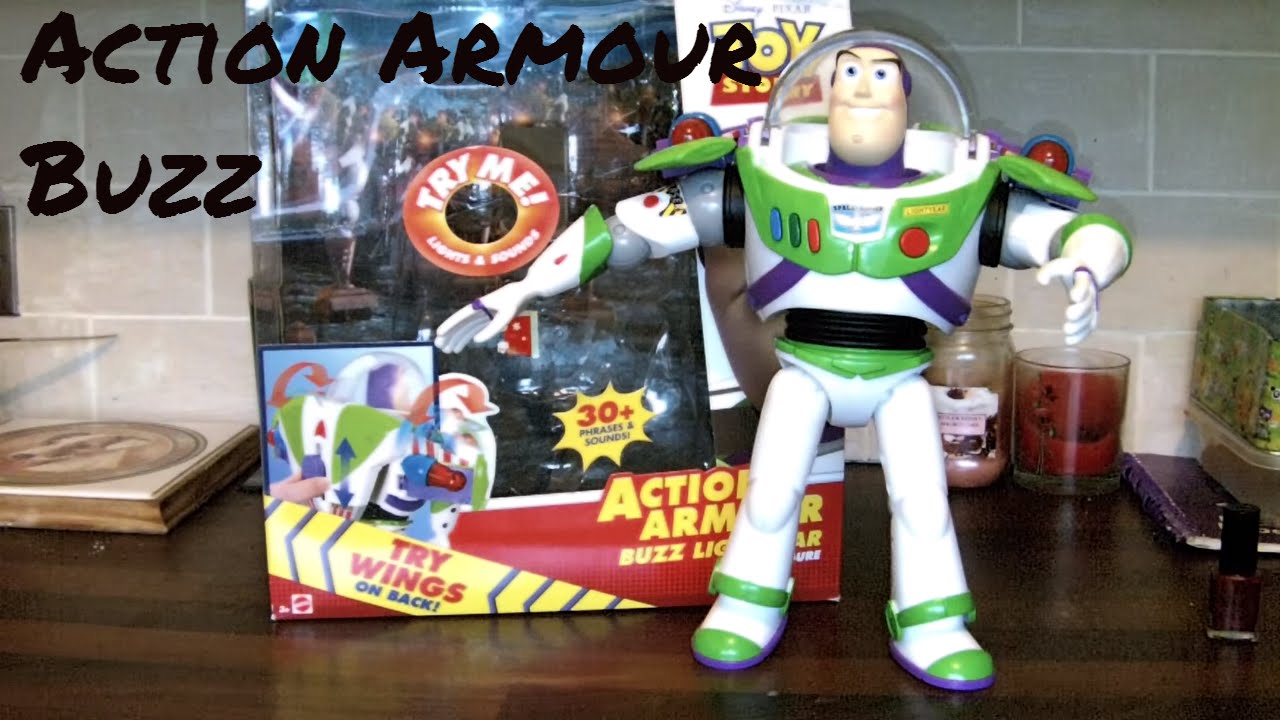 Toy Story Action Armour Buzz Lightyear De-luxe Action Figure Review ...