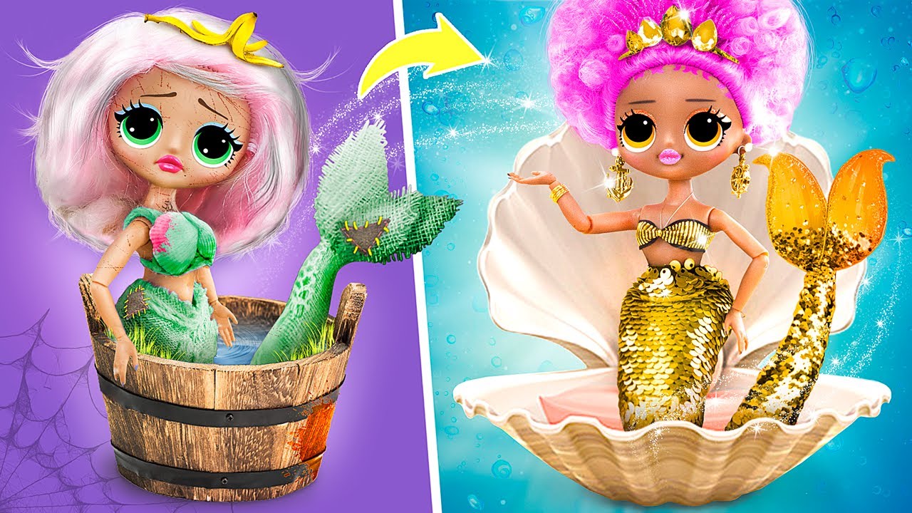 Dari Boneka Miskin Menjadi Boneka Kaya / 10 Ide-Ide Kreasi Boneka Lol ...