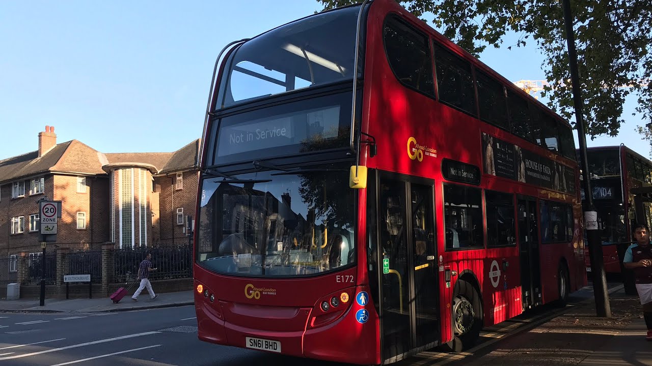 *BANDIT* Journey on Route 104 | E172 (SN61BHD) | Go Ahead London Blue ...