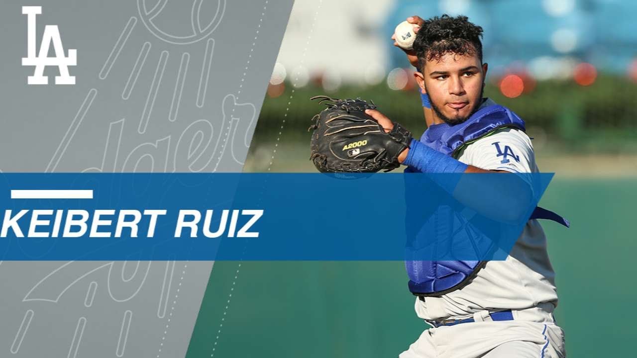 Top Prospects: Keibert Ruiz, C, Dodgers - YouTube